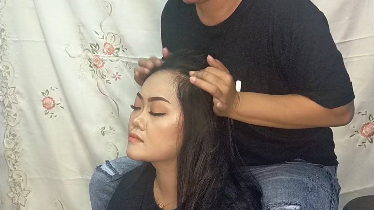 Hair Cracking Indonesia/Cetut Kepala pusing/Cabut Rambut gatal - YouTube