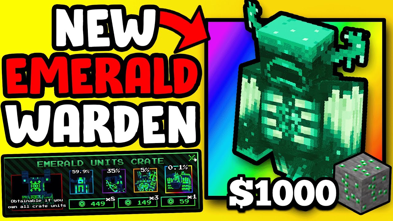 I Got ALL 5 NEW MINECRAFT EMERALD UNITS... - YouTube