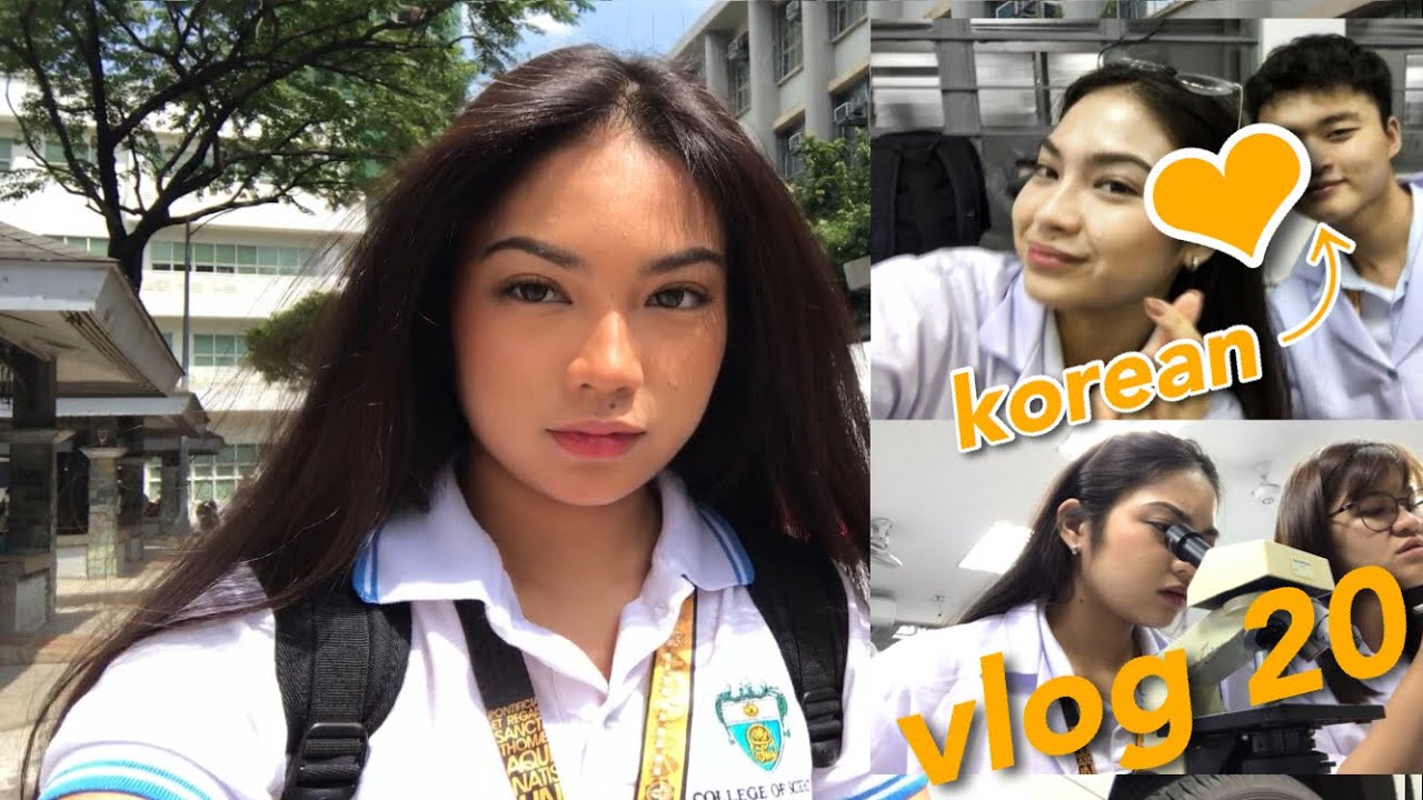VLOG: go to school w/ me 🐯 international classmates in UST?! | ella ...