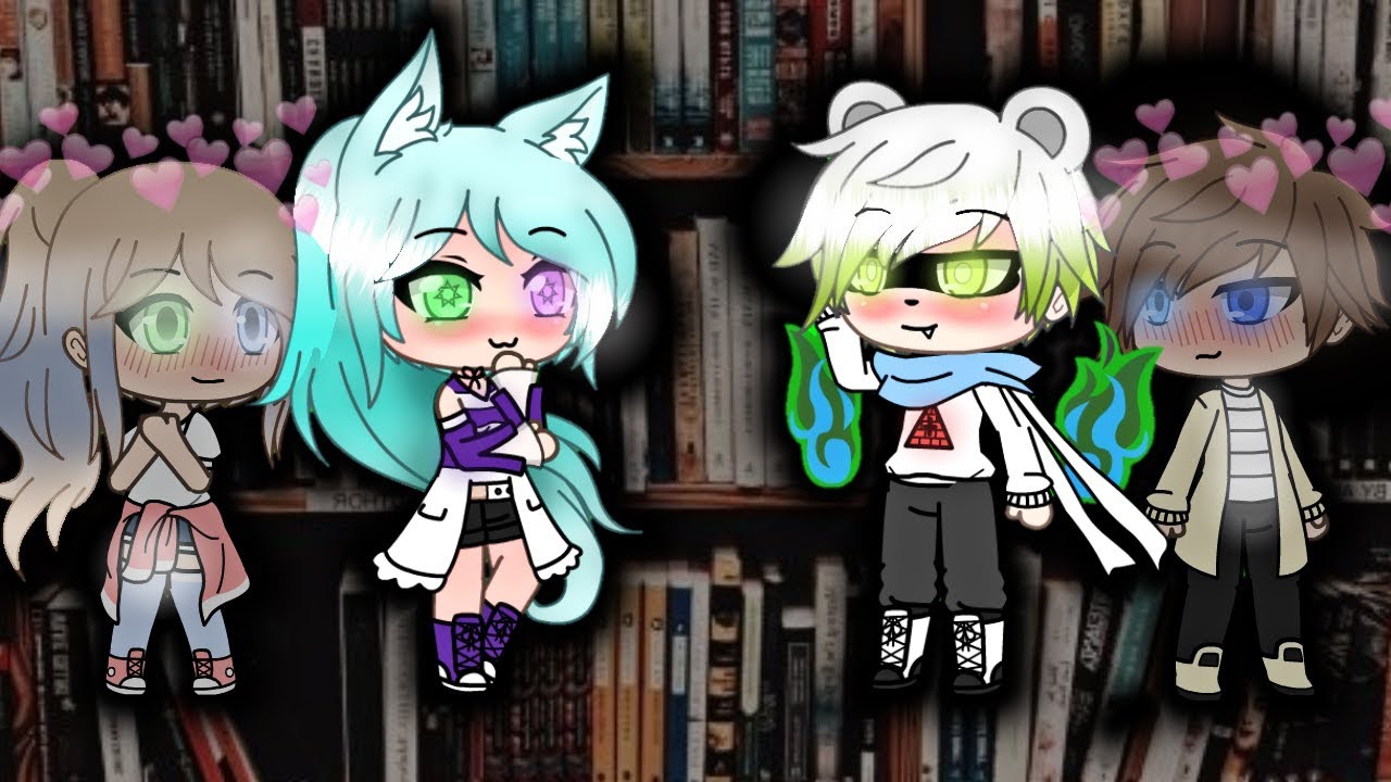 •EN LA BIBLIOTECA• //mini película// gacha life - YouTube