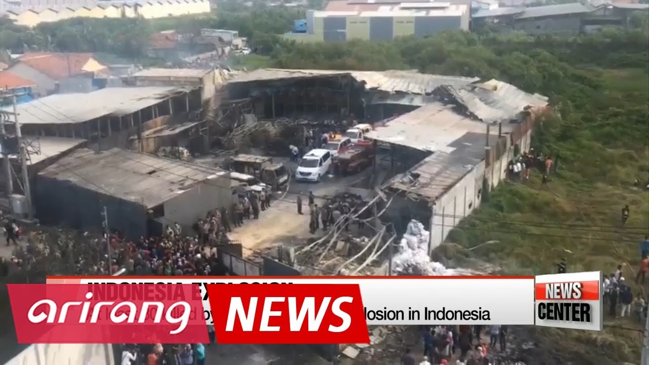 Fireworks factory explosion kills at least 30 in Indonesia - YouTube