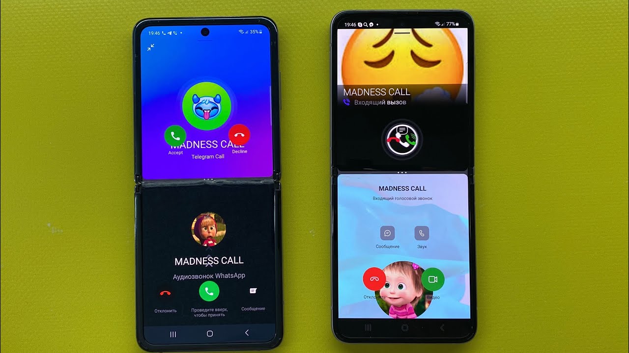 MADNESS INCOMING Double Call / WhatsApp / Telegram / TeleGuard / Skype ...