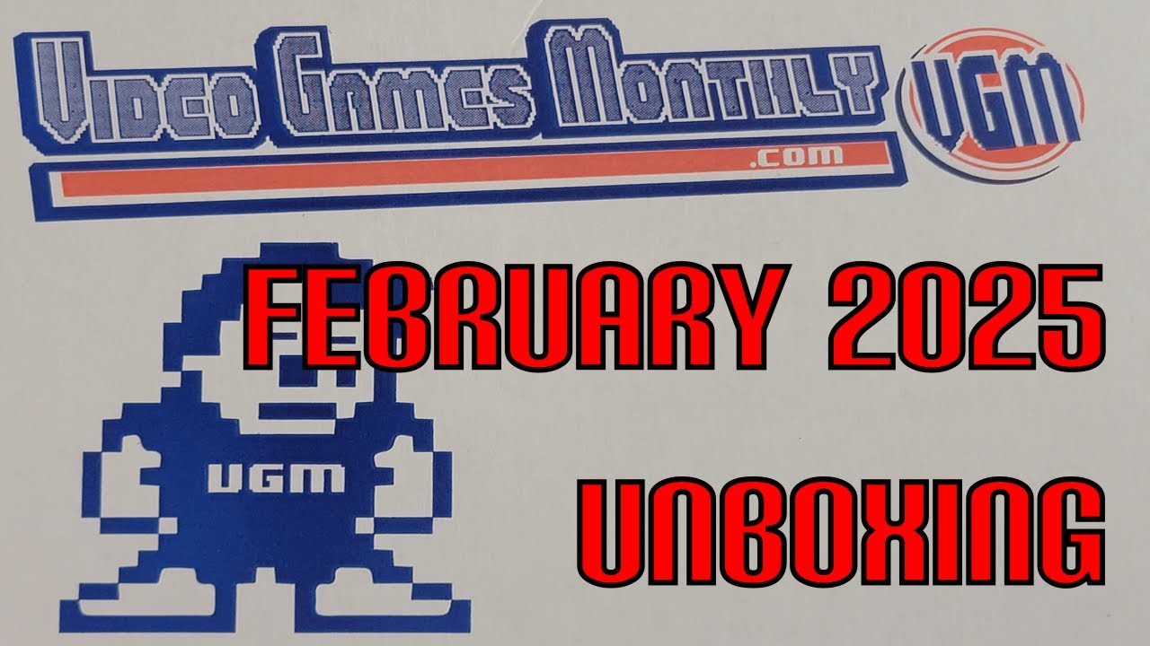 February 2025 Video Games Monthly Unboxing - YouTube