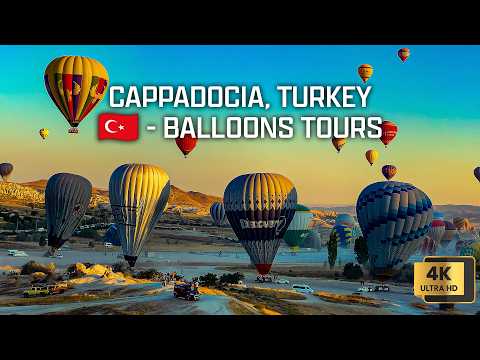 Cappadocia, Turkey - Balloons Tours 4K
