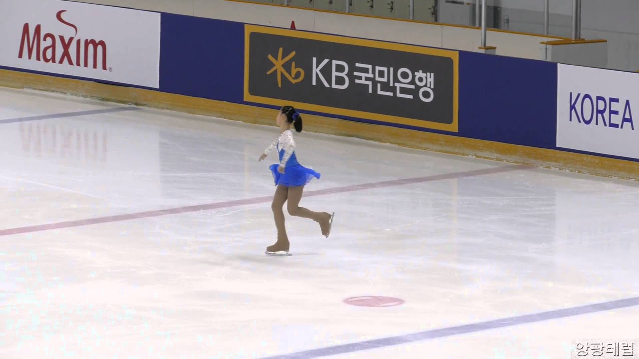 2015 피겨 종합선수권 여자싱글 주니어 장은솔SP(EUN SOL JANG) - YouTube