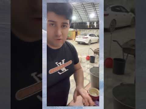 Baboş itlərinə əsəbləşdi😀axşam yeməyinə çolpa kəsib bişirdi🐔