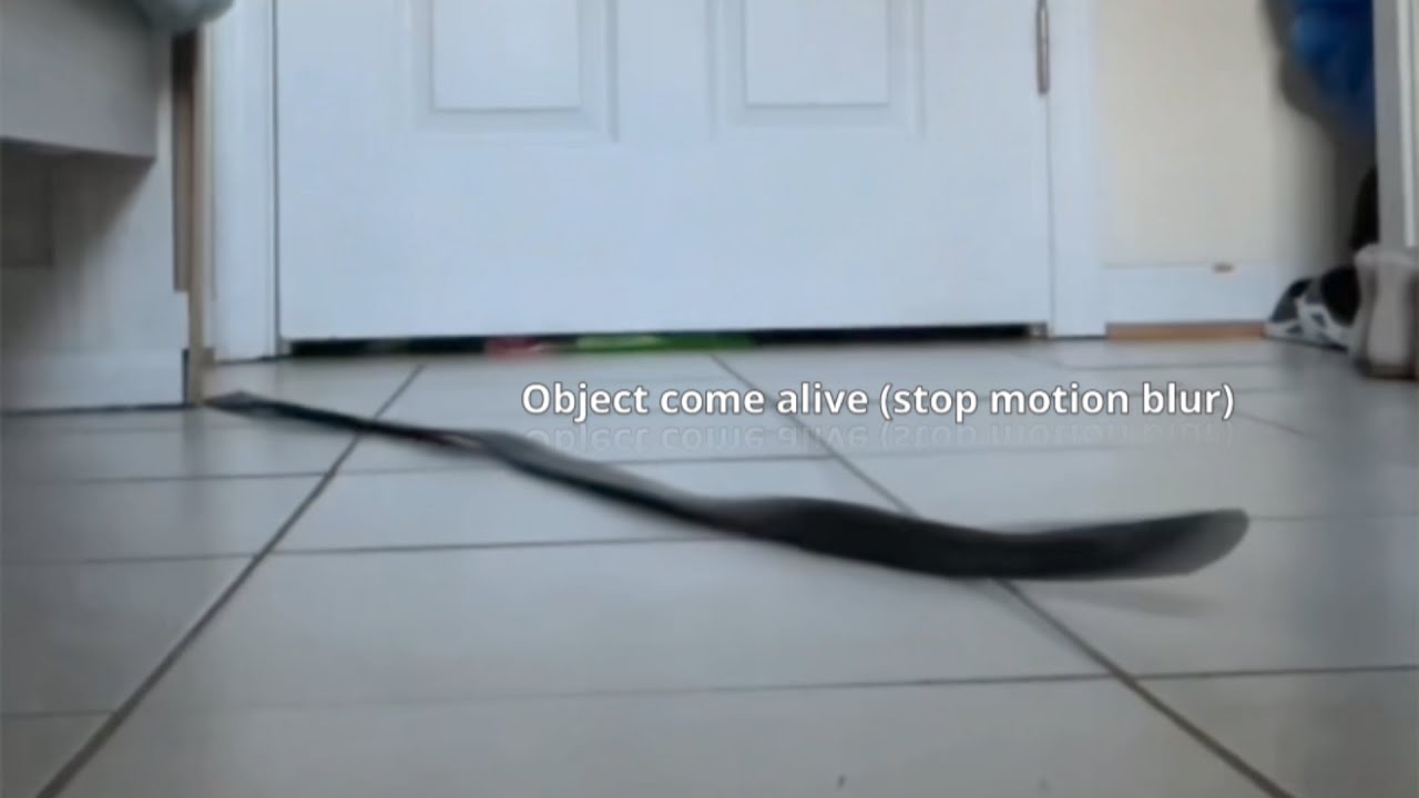 Object come alive (stop motion blur) - YouTube