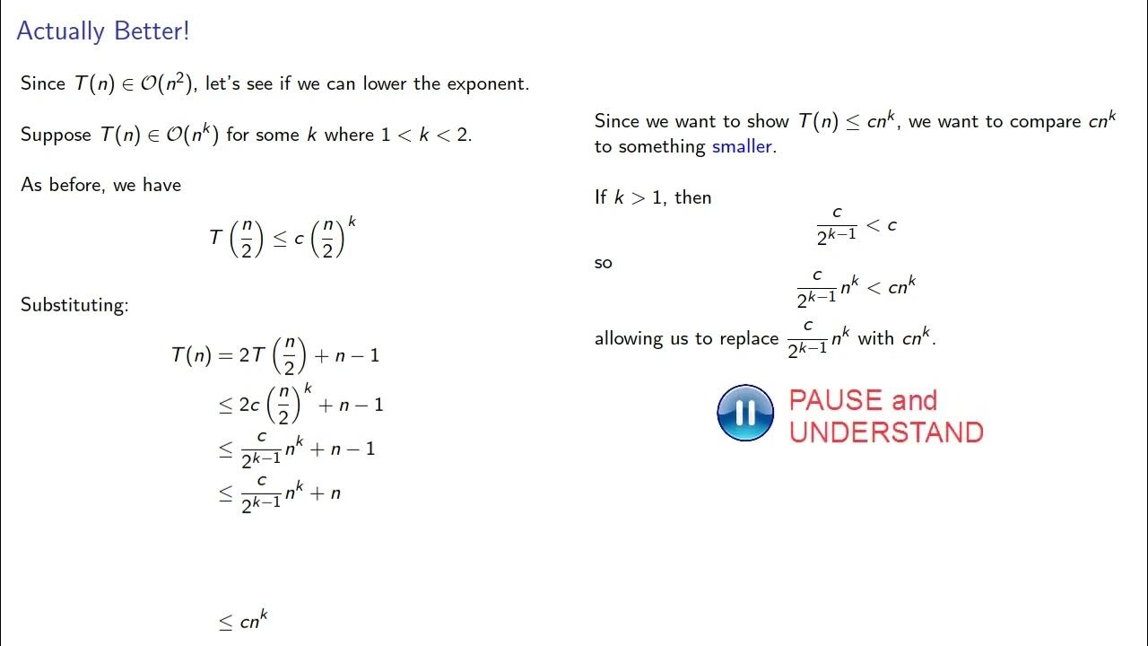 Time Complexity: Merge Sort - YouTube
