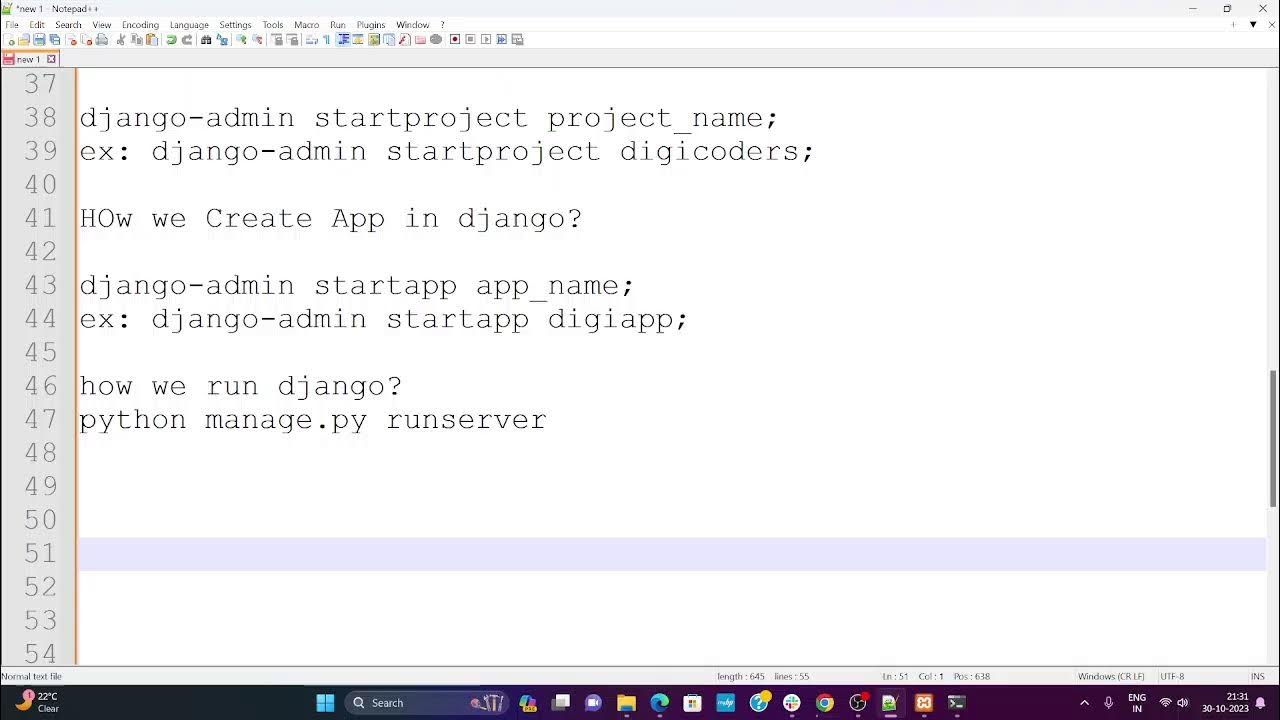 Python With Django Crash Course Day 1 Digicoders Technologies Youtube