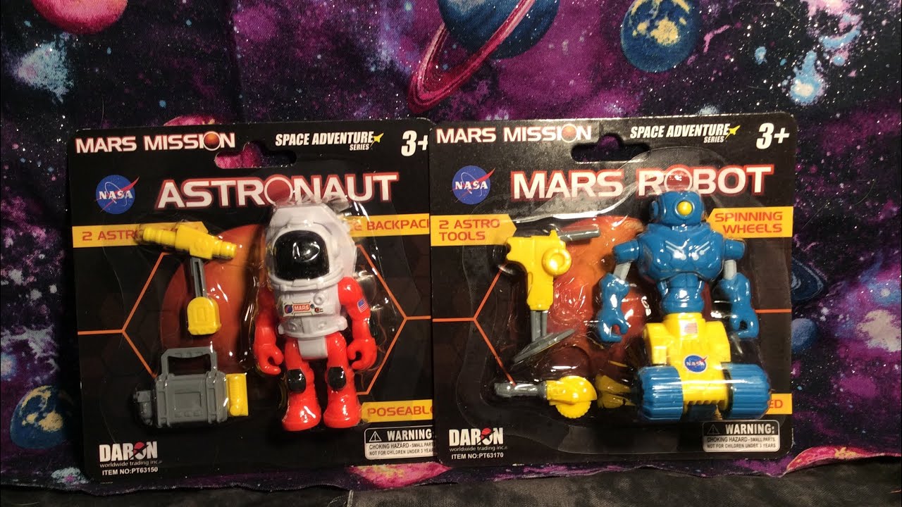 Mars Mission Space Adventure Series Astronaut and Mars Robot Daron Toys ...