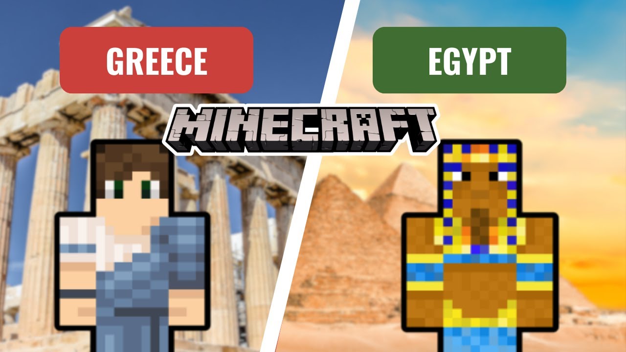 "Ancient Civilizations in Minecraft: The Story of Greece and Egypt ...