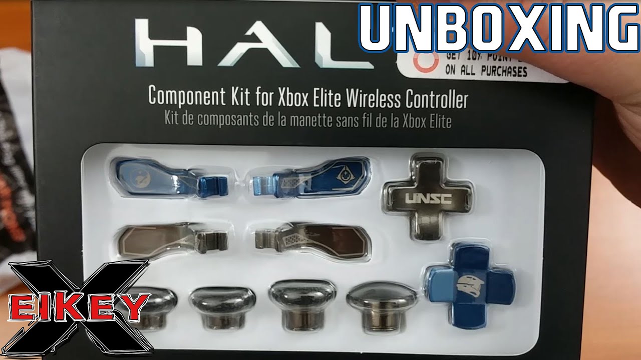 Halo Component Kit UNBOXING - Xbox One Elite Controller [1080p 60FPS HD ...