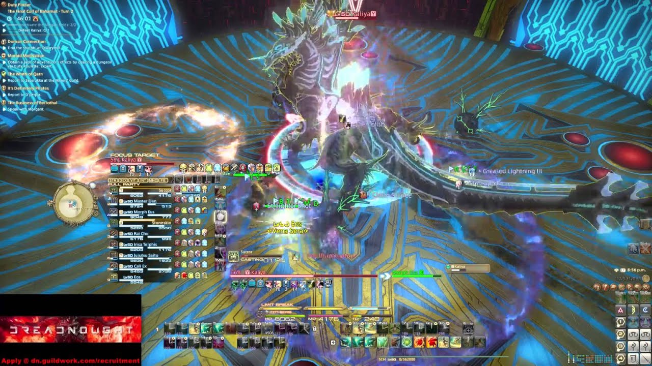 FFXIV ARR: FCoB T11 [Dreadnought of Hyperion Server First] (SCH PoV ...