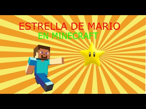 Cómo hacer una estrella de Mario en Minecraft sin mods con comandos ...