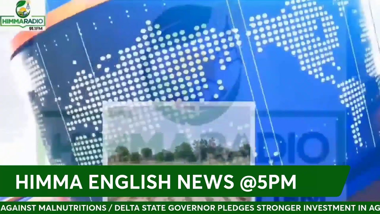HIMMA ENGLISH NEWS @5PM = MONDAY 31-08-2025 WITH #ZAINAB ADAM YUSUF ...