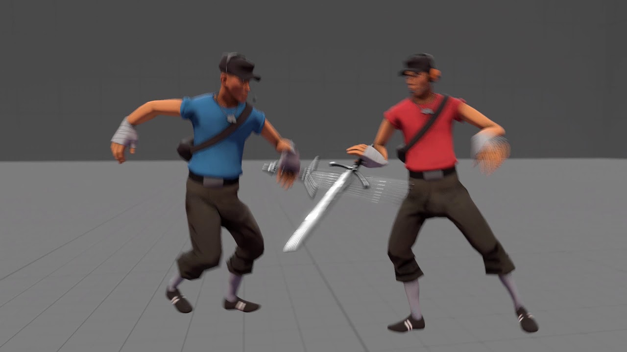 Sword fight test 1 [SFM] - YouTube
