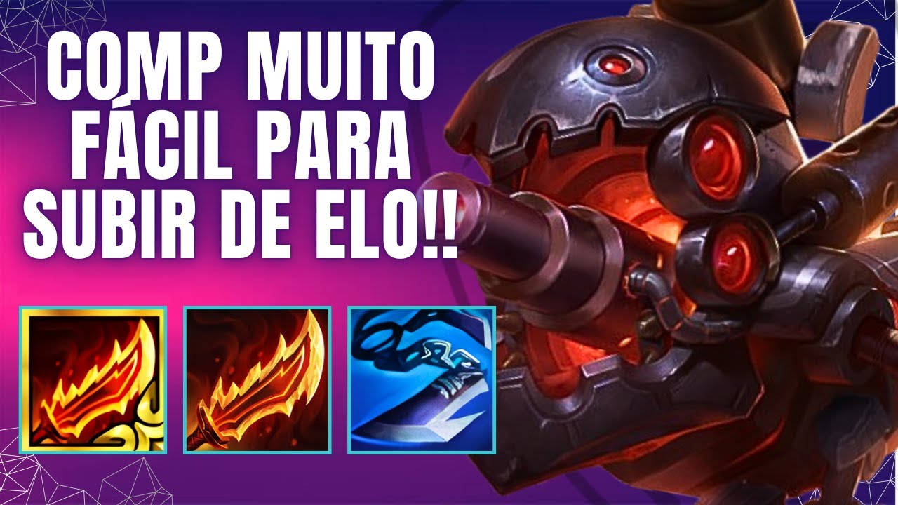 TFT | COMP SIMPLES PARA SUBIR DE ELO!! MUITO DANO COM A COMP DE BOOM ...