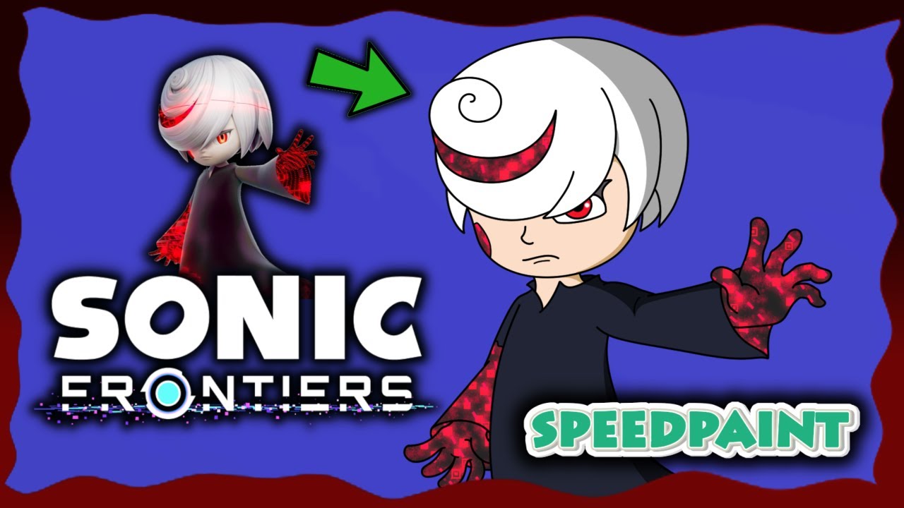 Sage Sonic Frontiers Render | Speedpaint - YouTube
