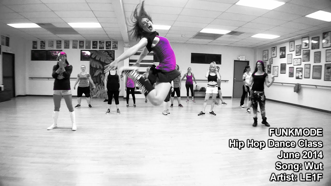 Wut - LE1F - FUNKMODE Adult Hip Hop Dance Class - June 2014 - YouTube