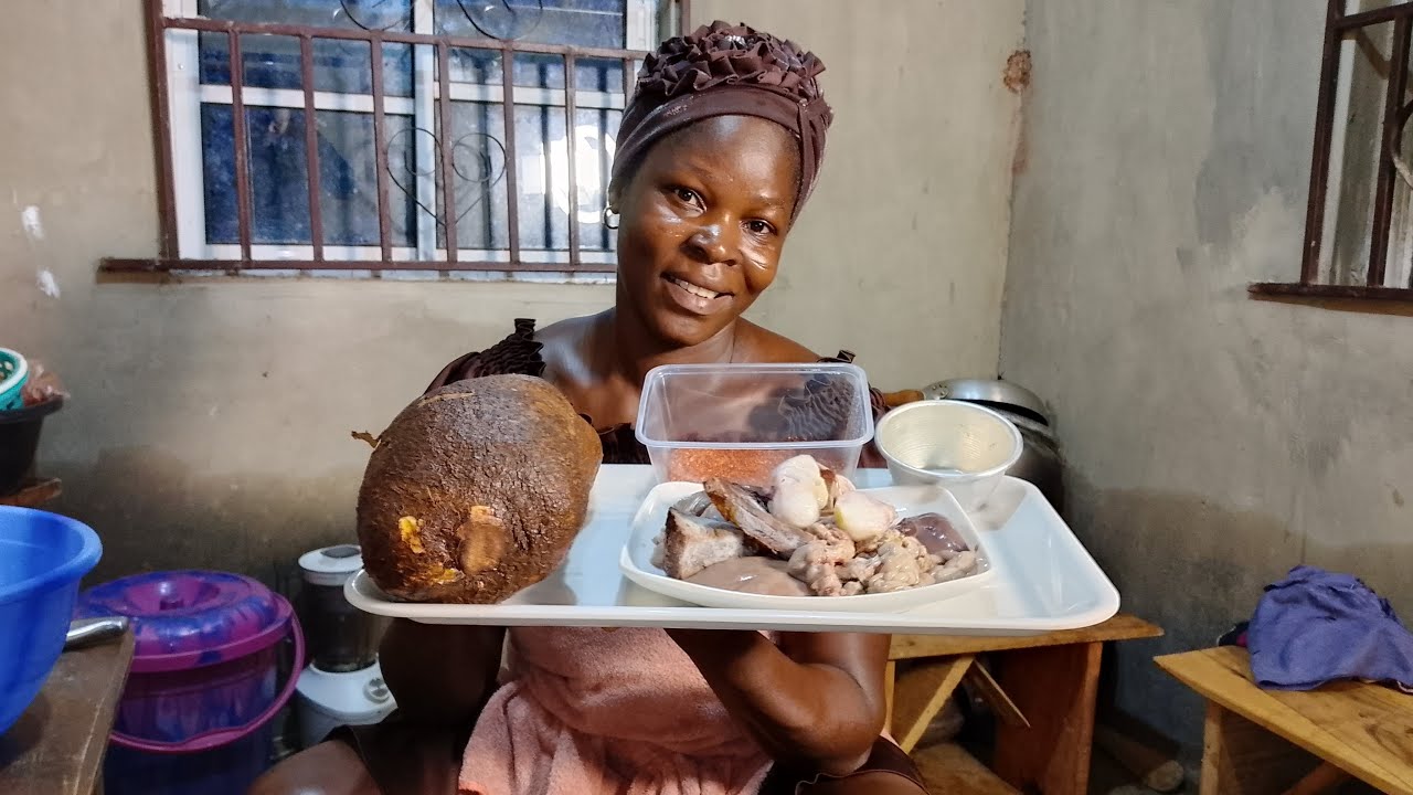 COOKING THE MOST DELICIOUS GOAT MEAT PEPPER SOUP RECIPE WITH YAM FOR ...