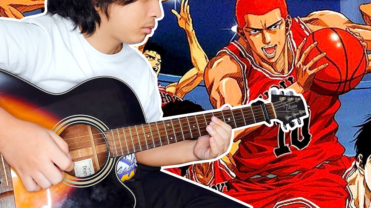 You Should Know This Anime Song! | Slam Dunk OP 1 Acoustic Guitar ...