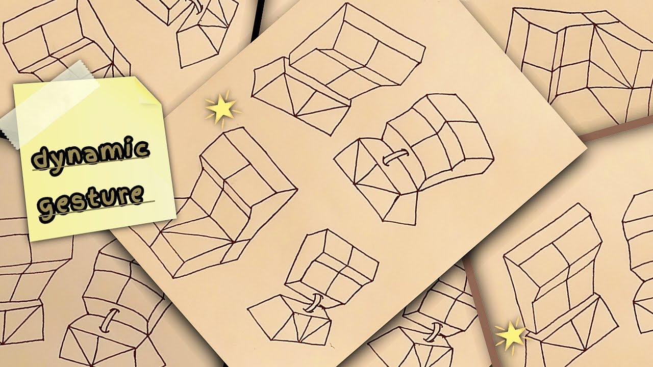 Dynamic gesture drawing practice | body drawing with basic shapes - YouTube