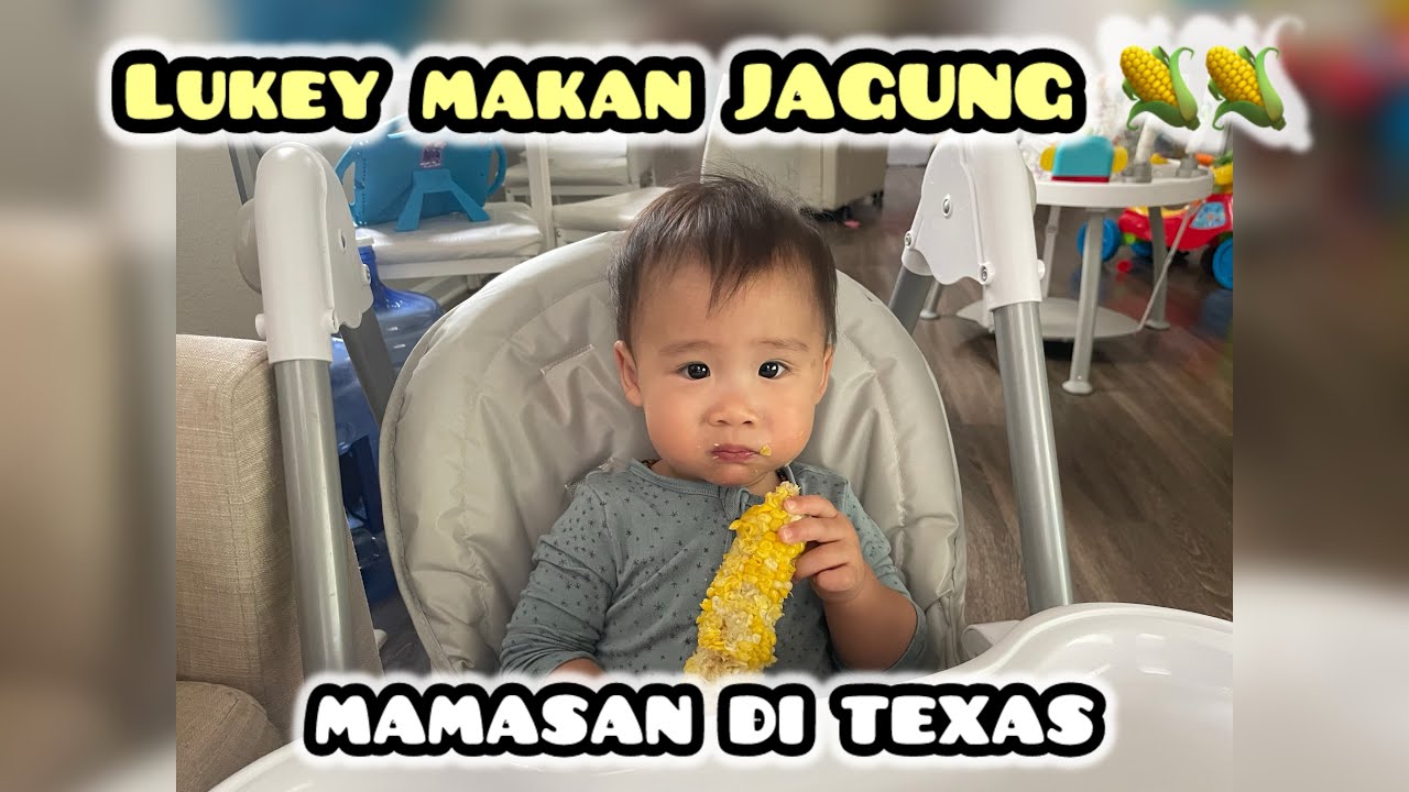 Lukey Makan Jagung !! Mamasan di texas is live! - YouTube