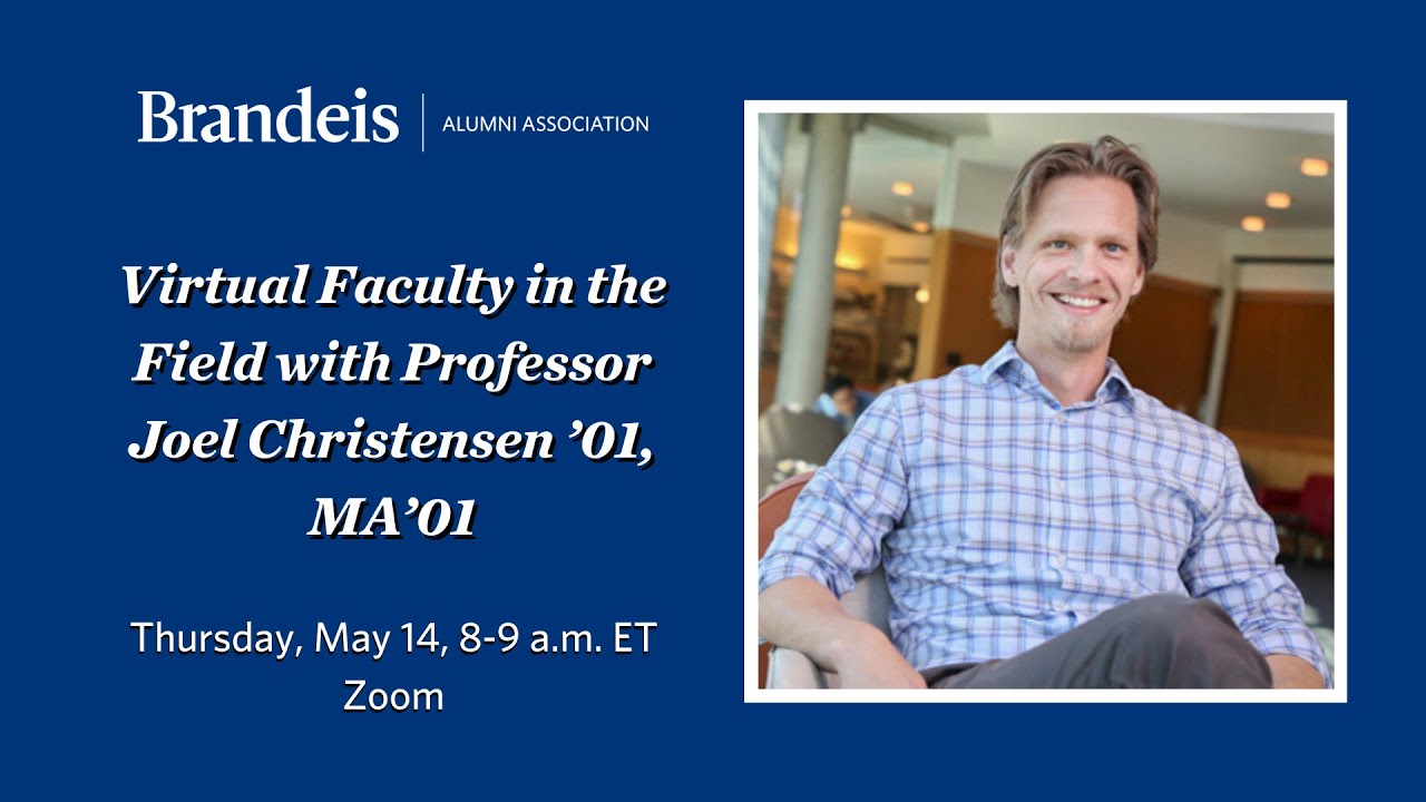 Virtual Faculty Event with Professor Joel Christensen ’01, MA’01 - YouTube