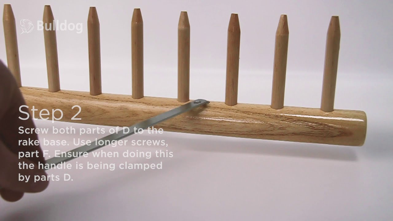 How to assemble the Bulldog Wooden Hay Rake - YouTube