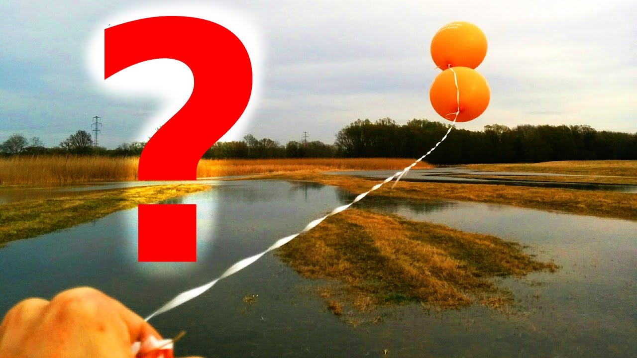 Chasing balloons from the sky - Let's find the sender! - YouTube