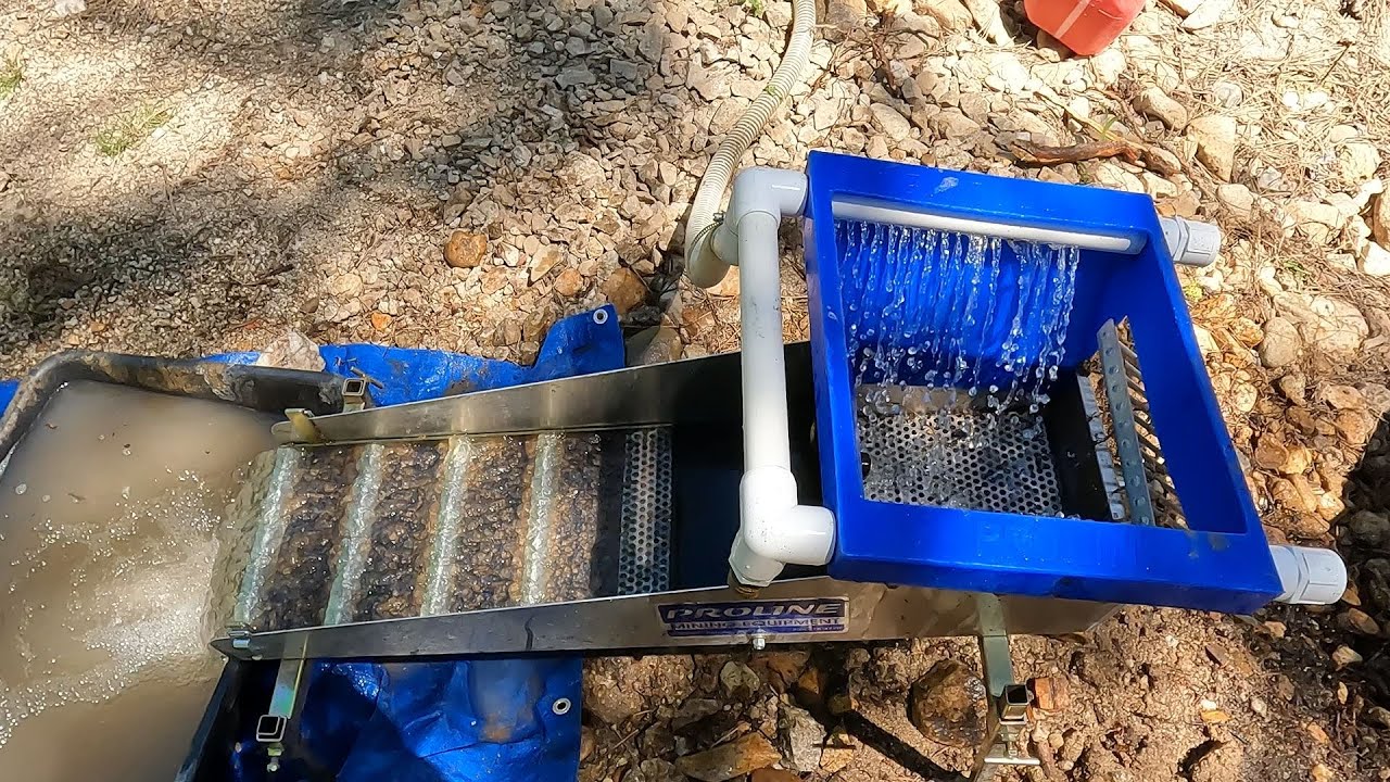 Gold is where you find it. Highbanking with the 2 inch proline combo ...