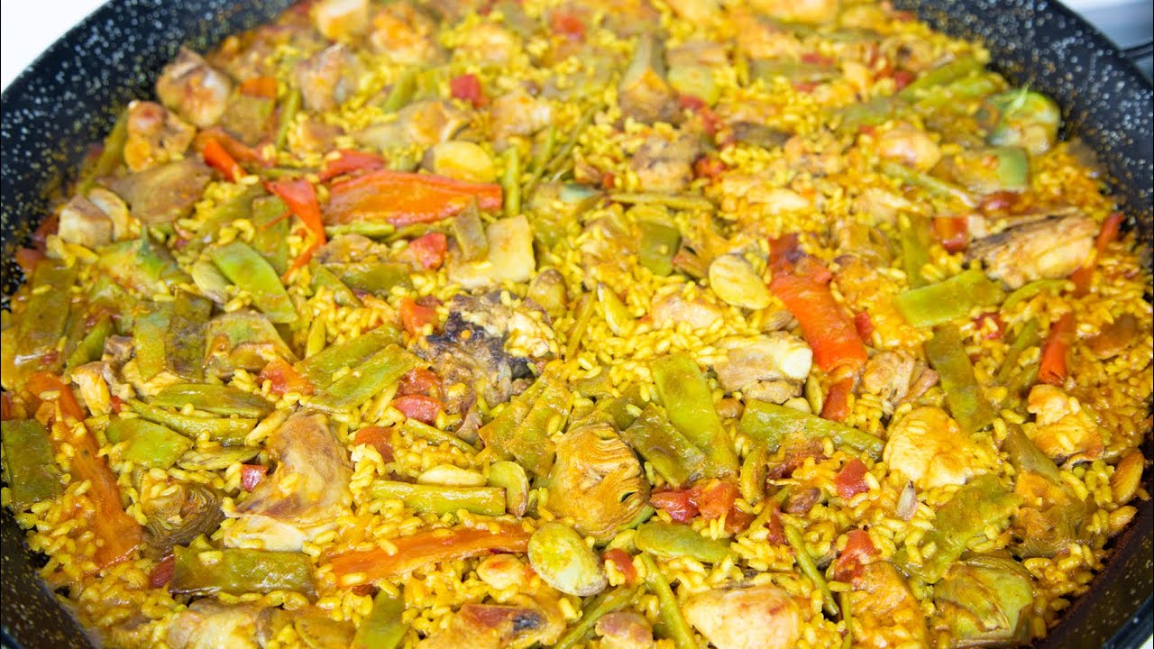 Paella de Castellón. Receta. Paella recipe. - YouTube