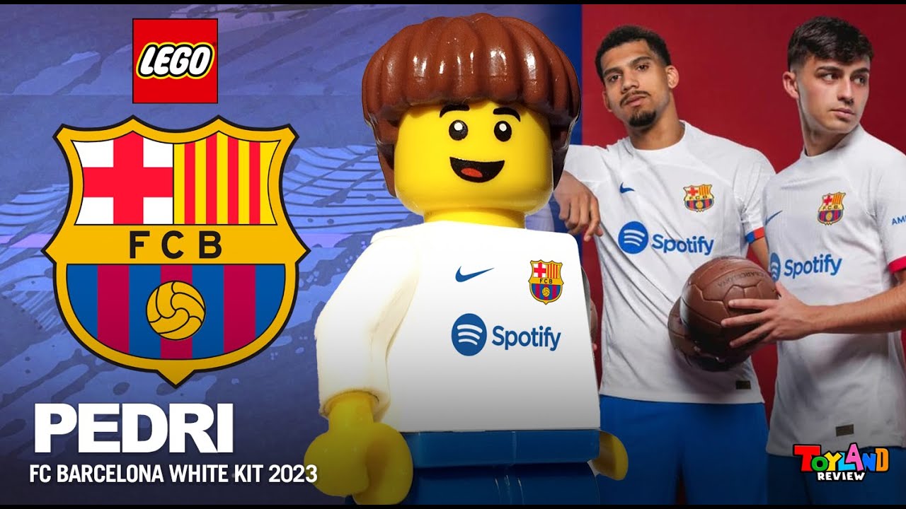 LEGO Pedri - FC BARCELONA White kit #46 - YouTube