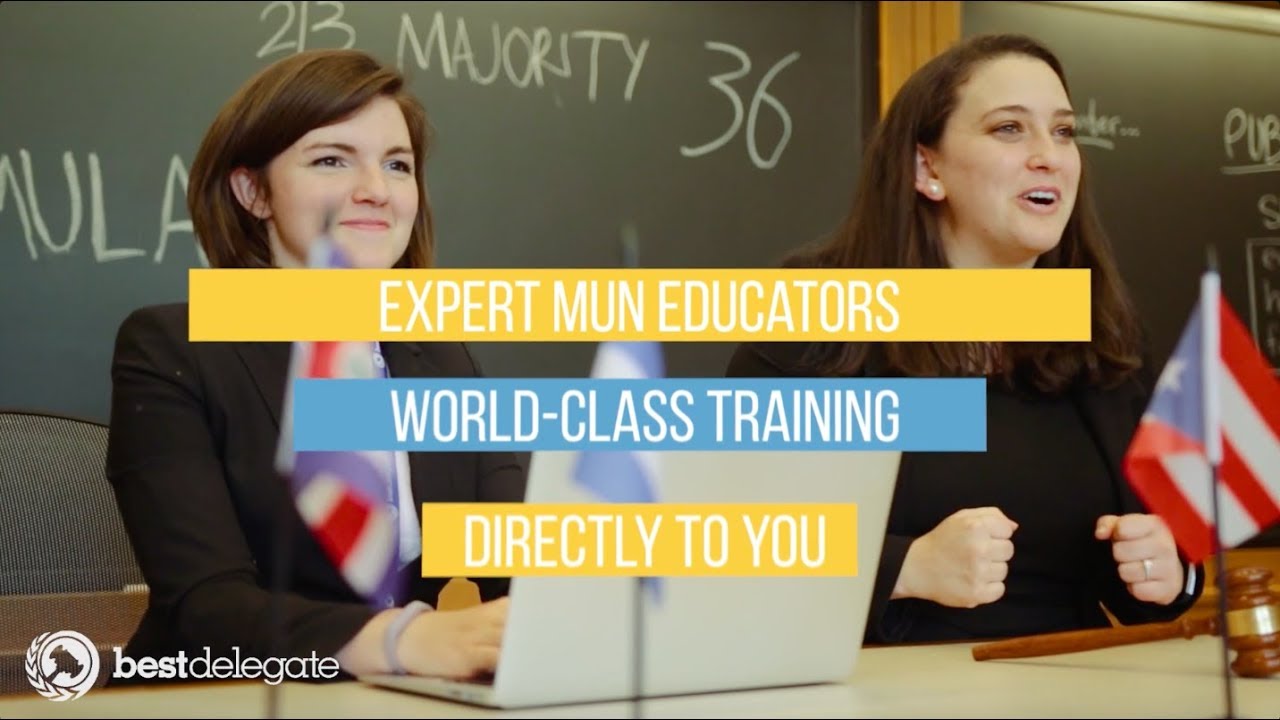 Model United Nations Workshops by Best Delegate - YouTube
