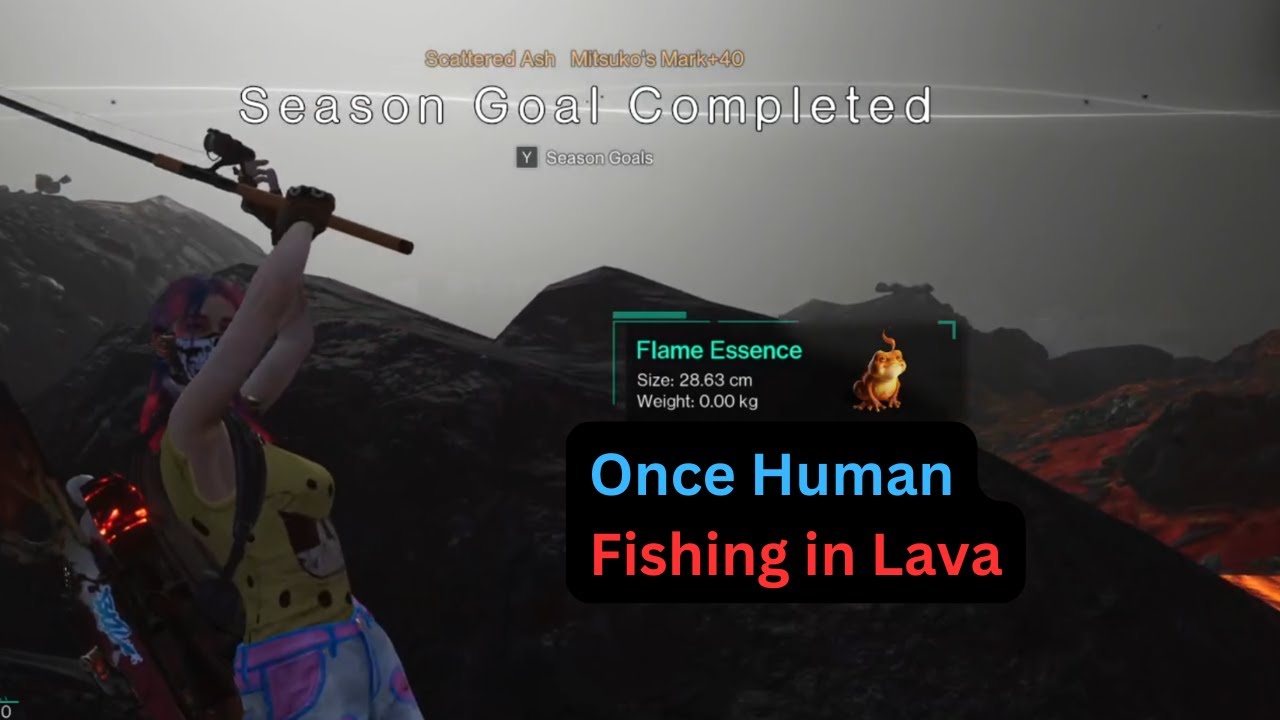 How to fish in Lava?! | Once Human The Way of Winter - YouTube