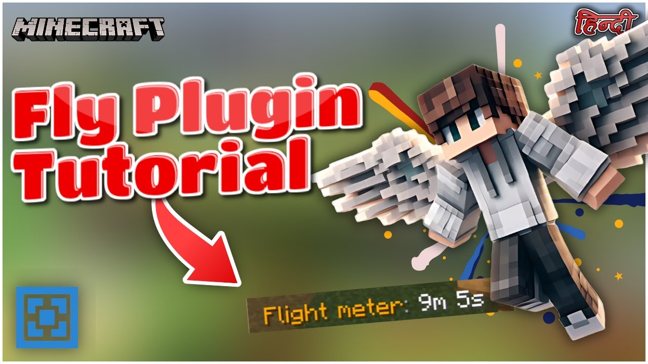 TempFly Plugin Setup | Temporary Fly Plugin Tutorial | Flying plugin Minecraft | Hindi - YouTube