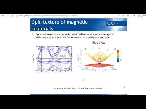 Spin Texture Tutorial (VASP) - YouTube