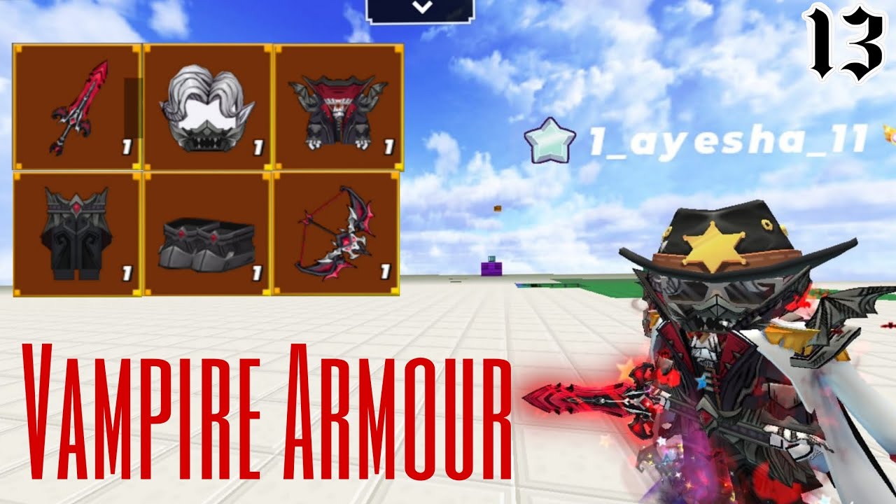Unlocking Season 13 "Vampire Armour" | Skyblock | Blockman go | - YouTube