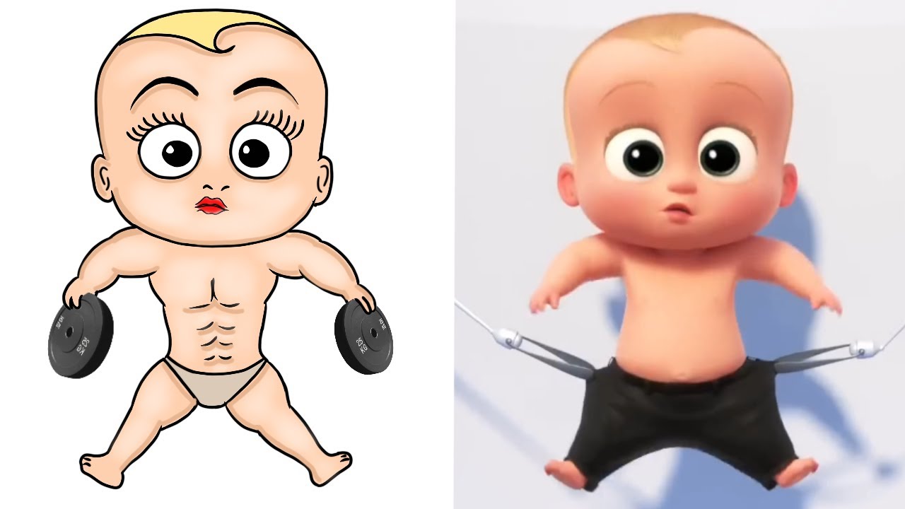 The Boss Baby - Funny Drawing Meme - YouTube