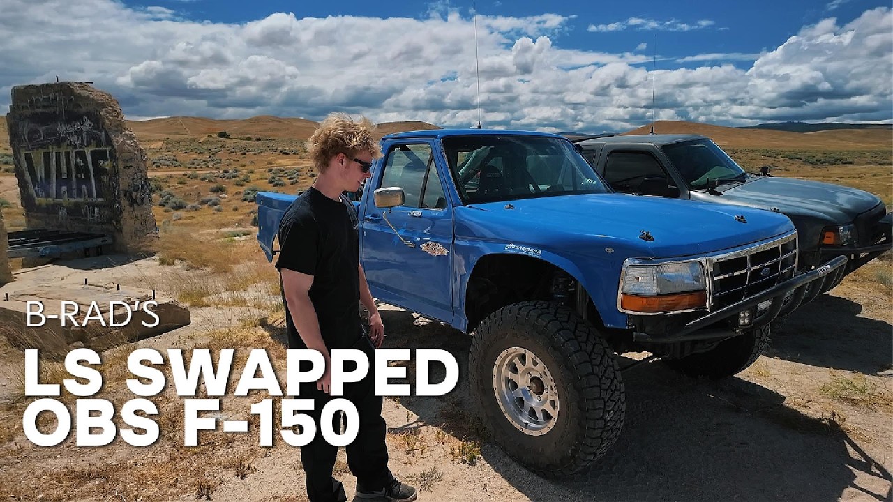 B Rad's LS Swapped OBS F 150 PRERUNNER - YouTube