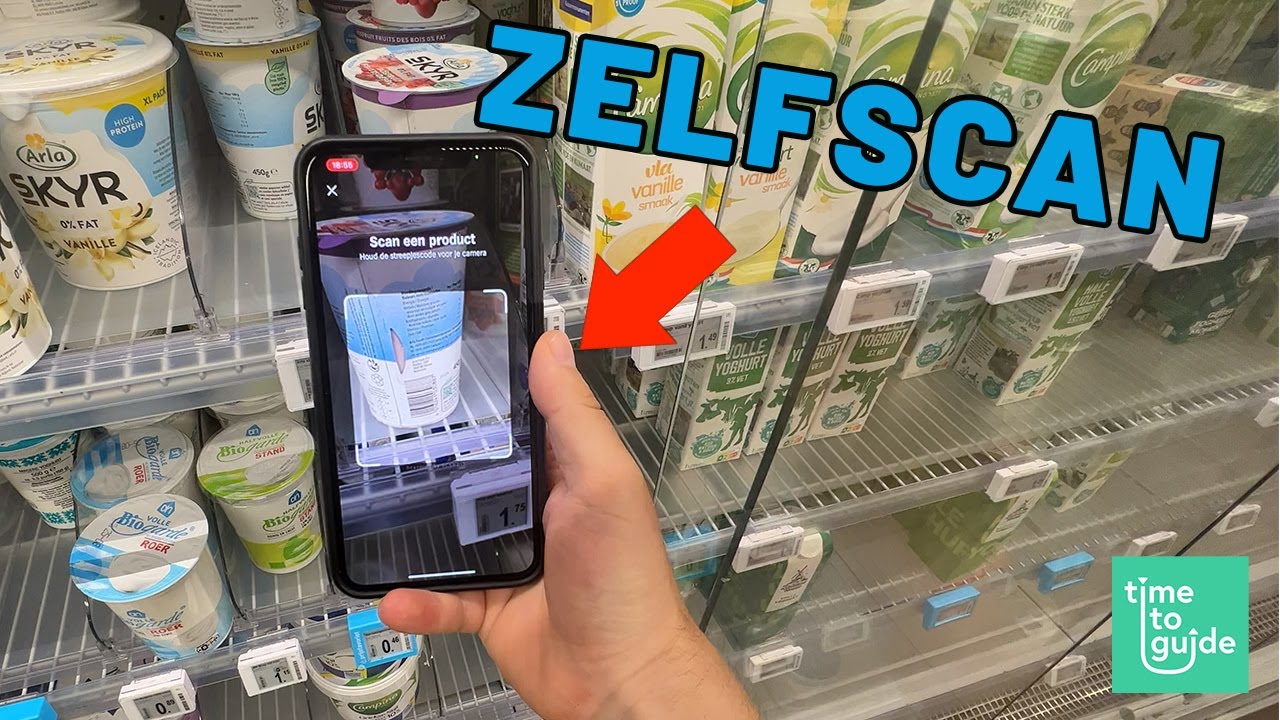 Zelfscan Albert Heijn met je telefoon in plaats van scanner - YouTube