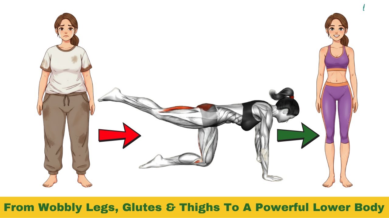 From Wobbly Legs, Glutes & Thighs To A Powerful Lower Body 5 Minutes ...