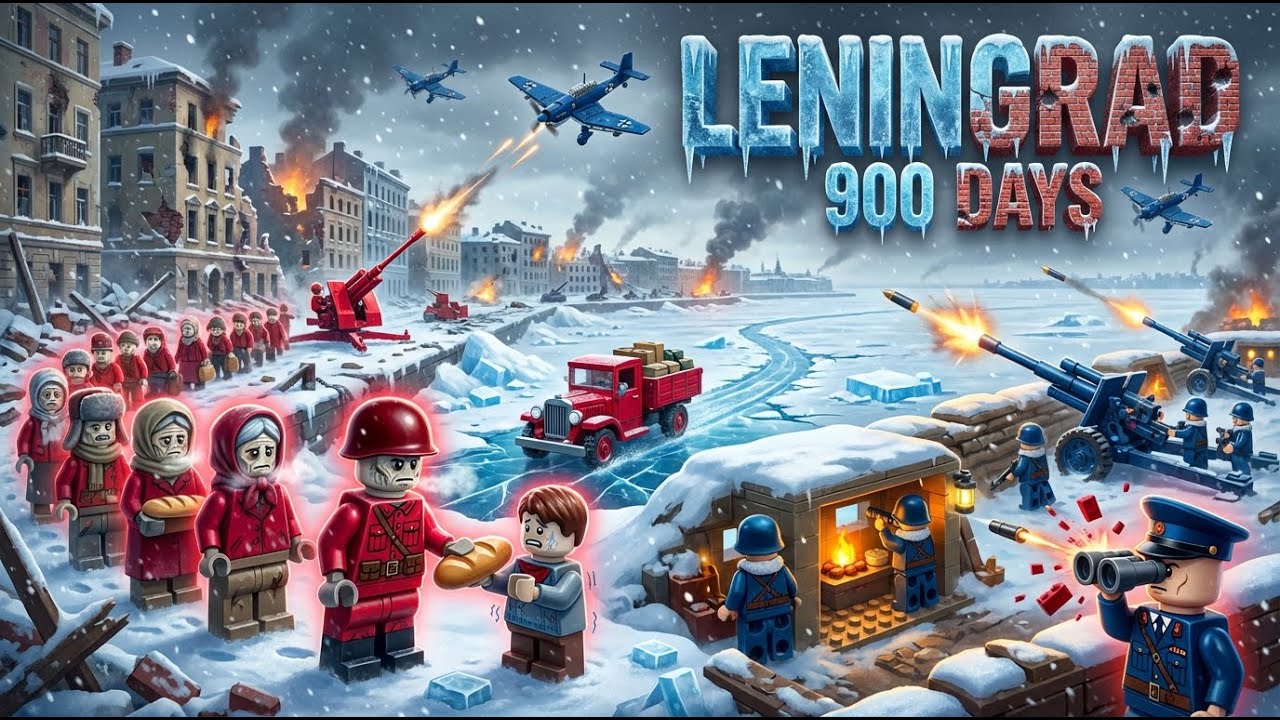 LEGO Leningrad - BLUE vs RED Army 900-Day Siege - Epic WW2 Battle 🥶💥 ...