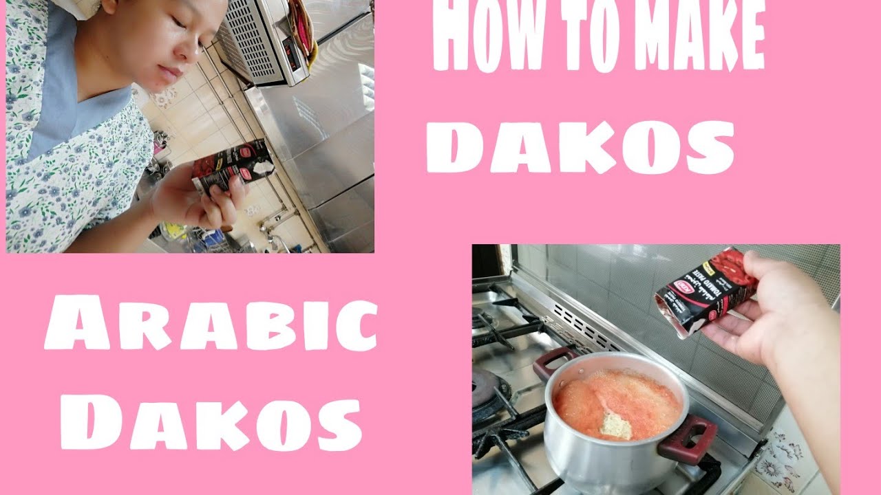 How to make dakos in Arabic - YouTube