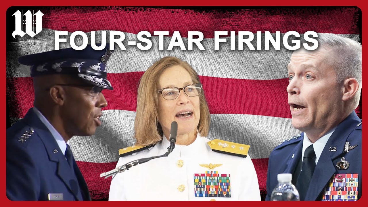 A breakdown of Trump's overhaul of generals & admirals across U.S ...