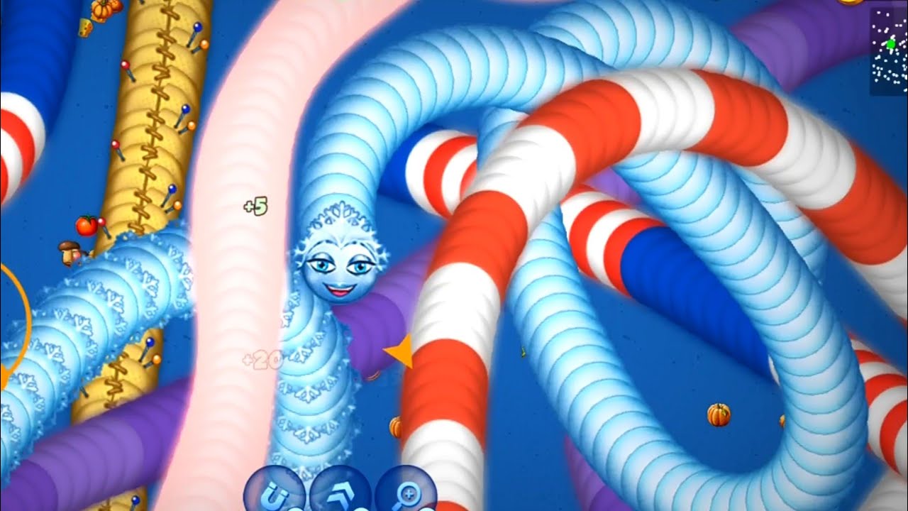 WORMATE.IO 2593259+ Score_Big Food For Biggest Snake - YouTube
