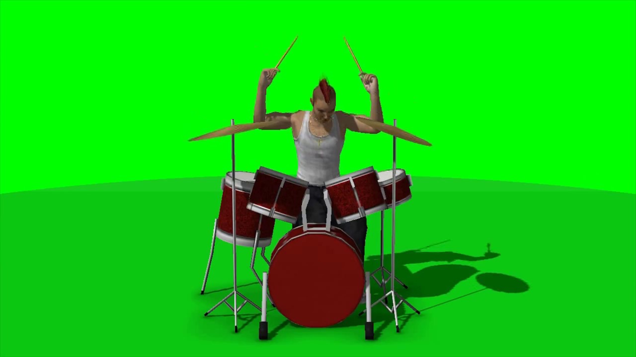 Mohawk Drummer 🥁 3D Animation - YouTube