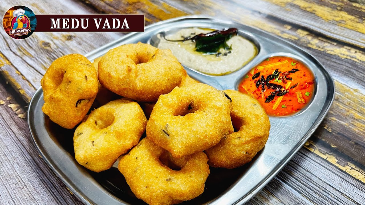 Medu Vada recipe | South Indian Vada | Breakfast Recipes | मेदू वड़ा ...