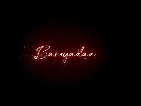 Balali Padedndu  Enoo Ariyade Kaledndu  Enoo Kanada Kaigala Black screen Kannada WhatsApp status