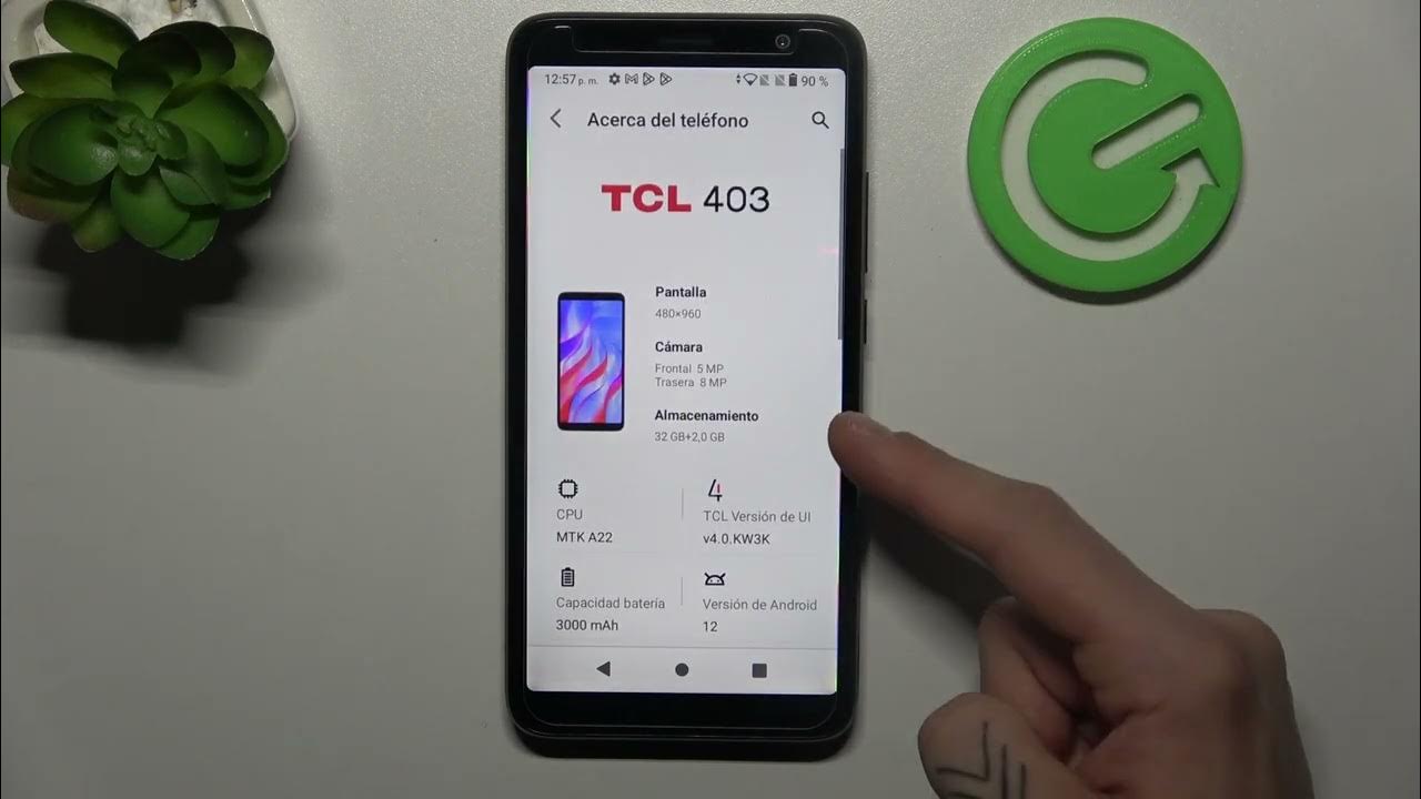 Cómo encontrar el IMEI y el número de serie en TCL 403 - YouTube